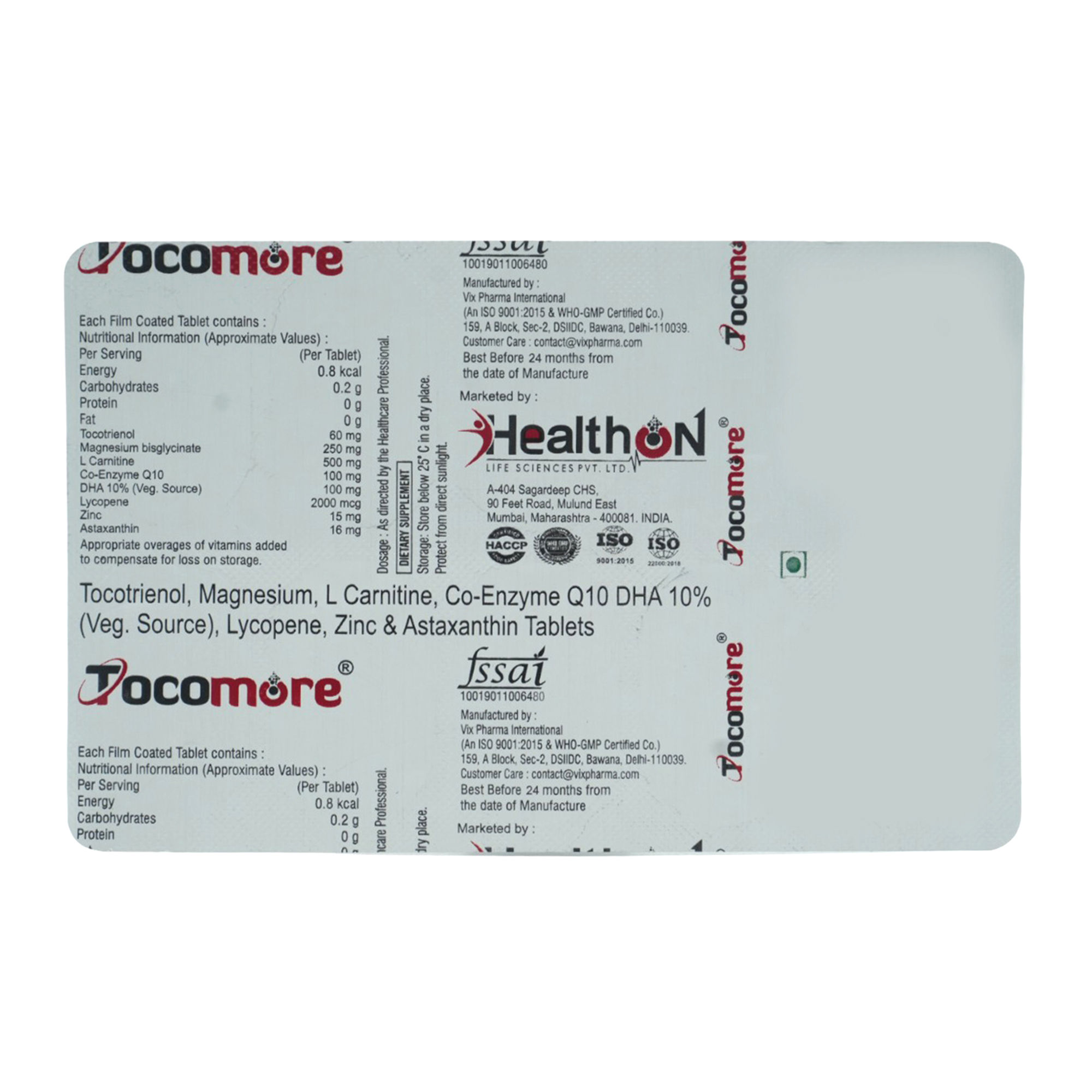 Tocomore Tablet 10's Price, Uses, Side Effects, Composition - Apollo ...