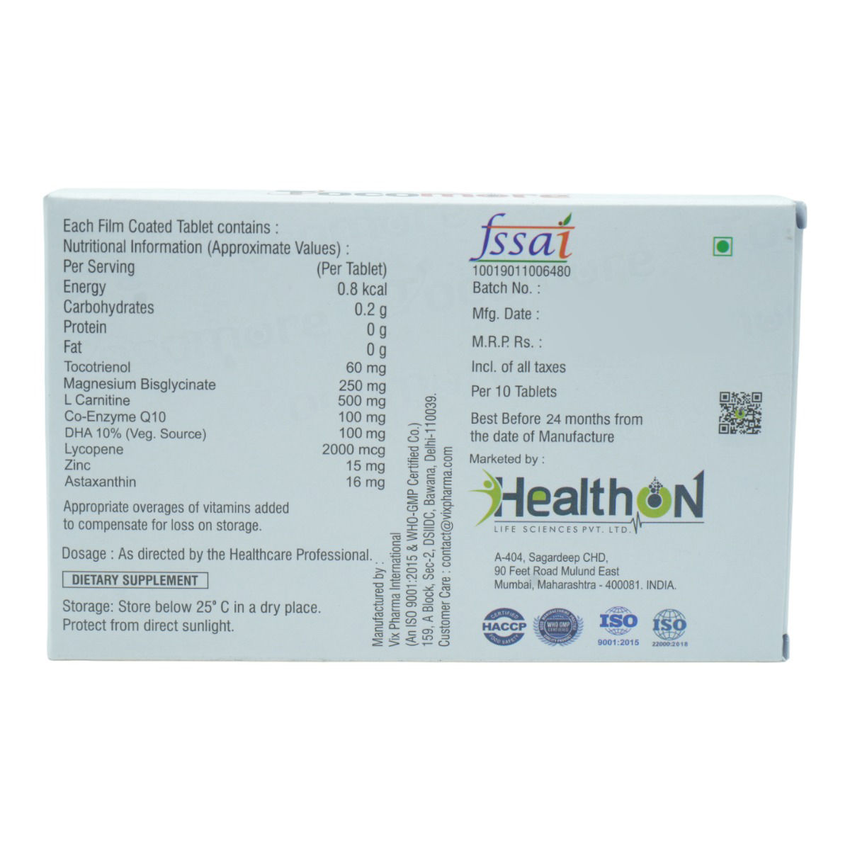 Tocomore Tablet 10's Price, Uses, Side Effects, Composition - Apollo ...