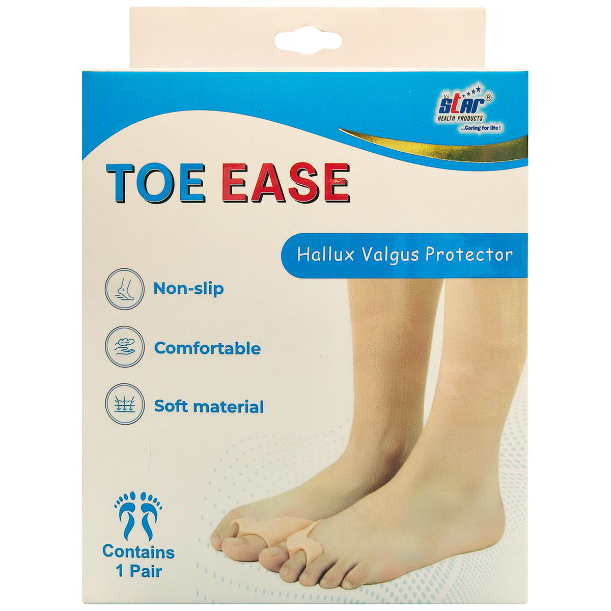 Buy TOE EASE HALLUX VALGUS PROTECTOR SUR-069 (STAR) | 19 Minutes ...