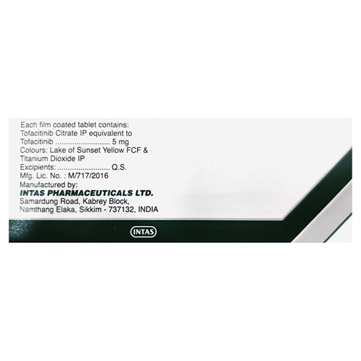 Tofatas 5 mg Tablet 14's | Uses, Side Effects, Price | Apollo Pharmacy