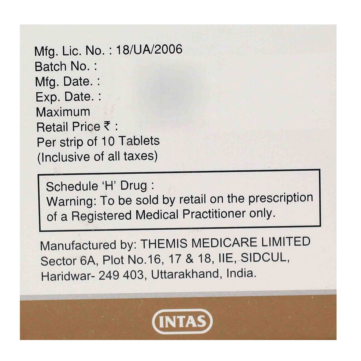 Tolperitas D Tablet 10's Price, Uses, Side Effects, Composition ...