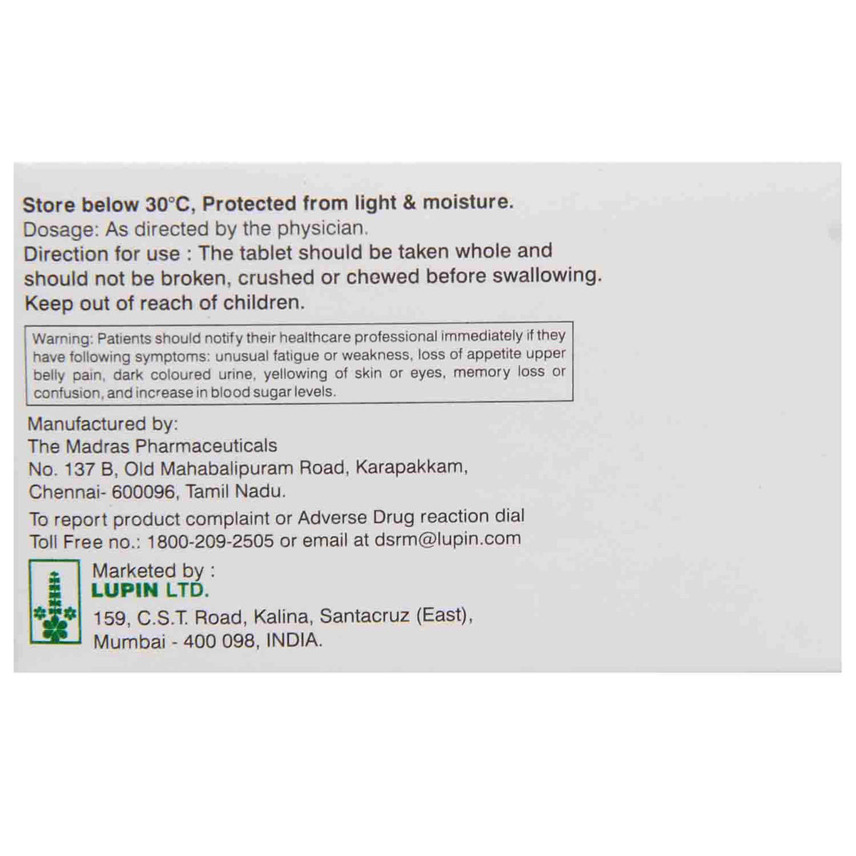 Tonact Forte Tablet 10's Price, Uses, Side Effects, Composition ...