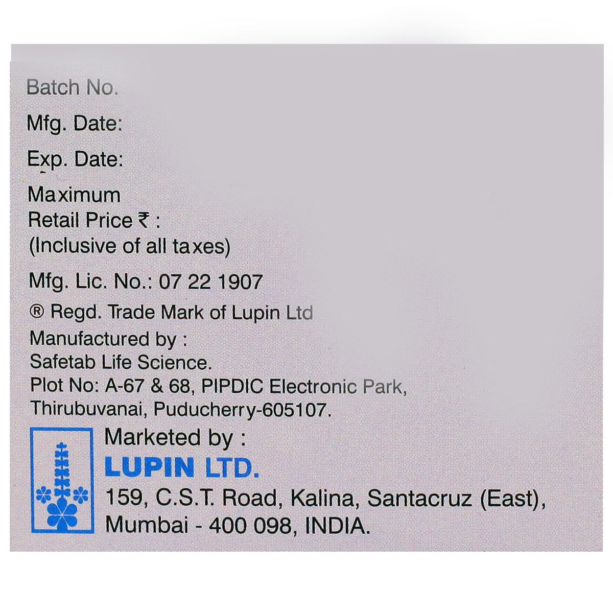 Tonact D 20 Tablet 10's Price, Uses, Side Effects, Composition - Apollo ...