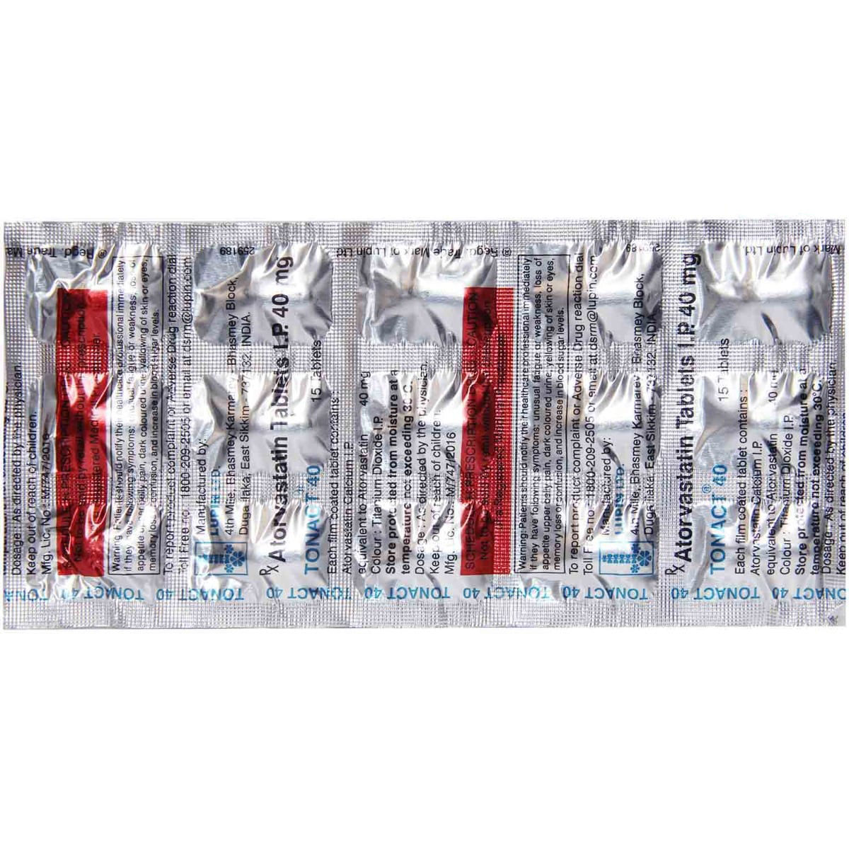 Tonact 40 Tablet | Uses, Side Effects, Price | Apollo Pharmacy