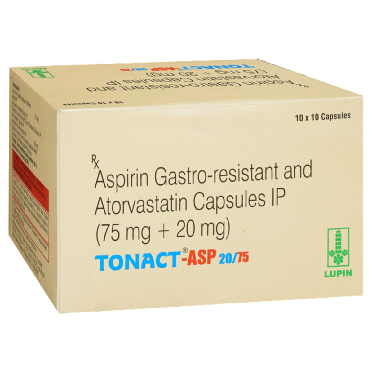 Tonact-ASP 20/75 Capsule | Uses, Side Effects, Price | Apollo Pharmacy