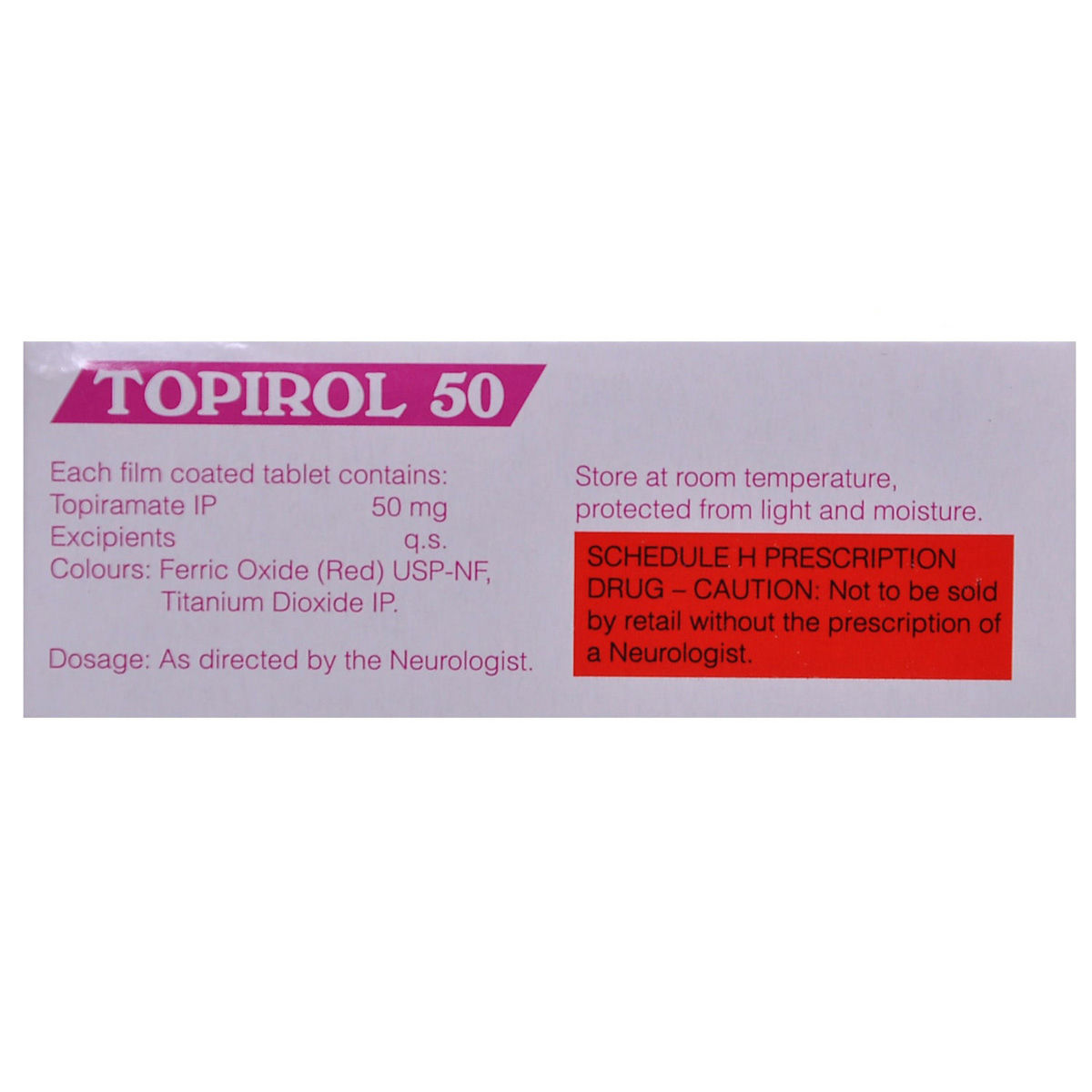 Topirol 50 Tablet 10's Price, Uses, Side Effects, Composition - Apollo ...