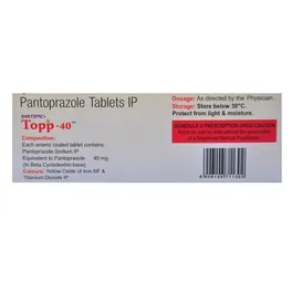Topp-40 Tablet | Uses, Side Effects, Price | Apollo Pharmacy