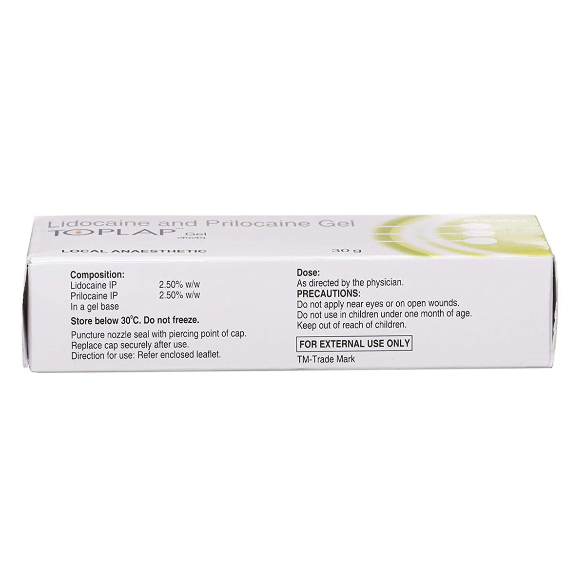 Toplap Gel 30 gm Price, Uses, Side Effects, Composition - Apollo Pharmacy