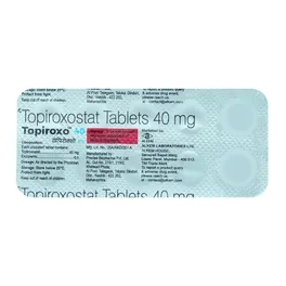Topiroxo 40 Tablet | Uses, Side Effects, Price | Apollo Pharmacy