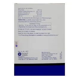 Toritz Ra 500Mg/50Ml Inj | Uses, Side Effects, Price | Apollo Pharmacy