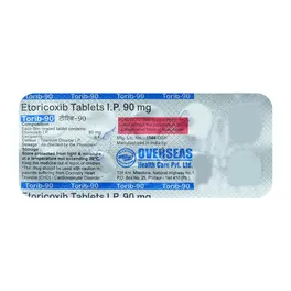Torib-90Mg Tablet | Uses, Side Effects, Price | Apollo Pharmacy