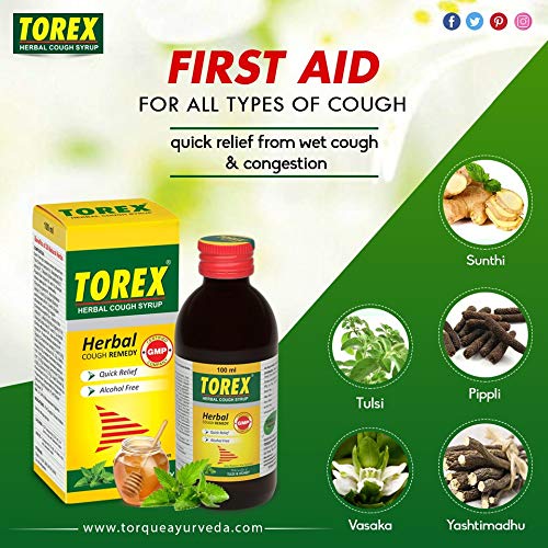 Torex Tulsi And Honey Herbal Cough Syrup 100 Ml Price Uses Side