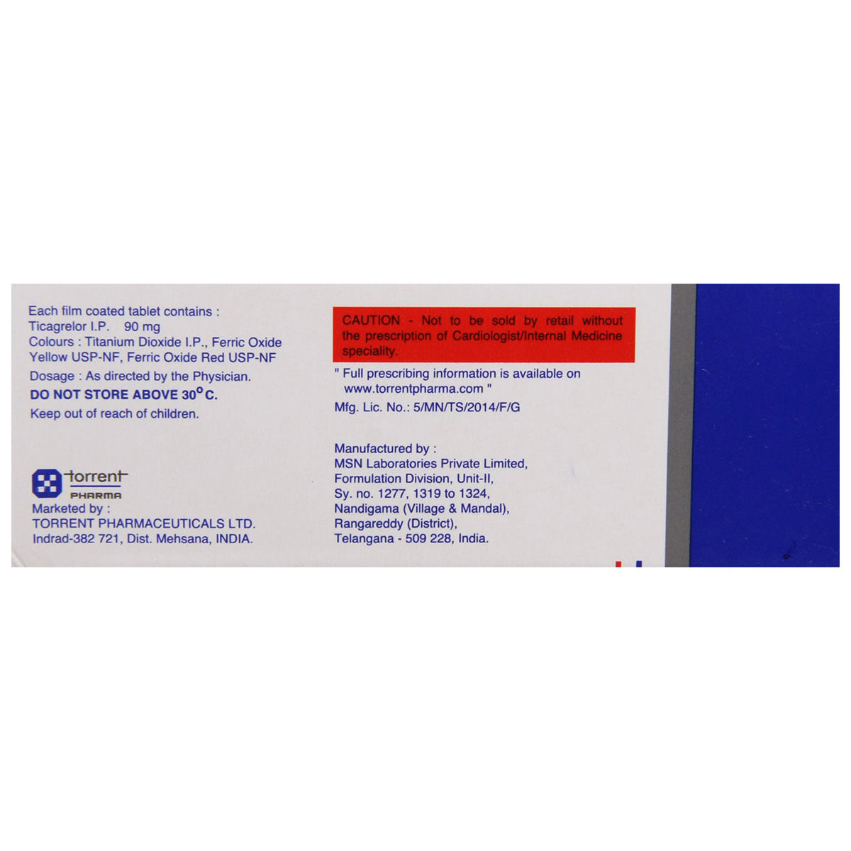 Torplat 90 Tablet | Uses, Side Effects, Price | Apollo Pharmacy