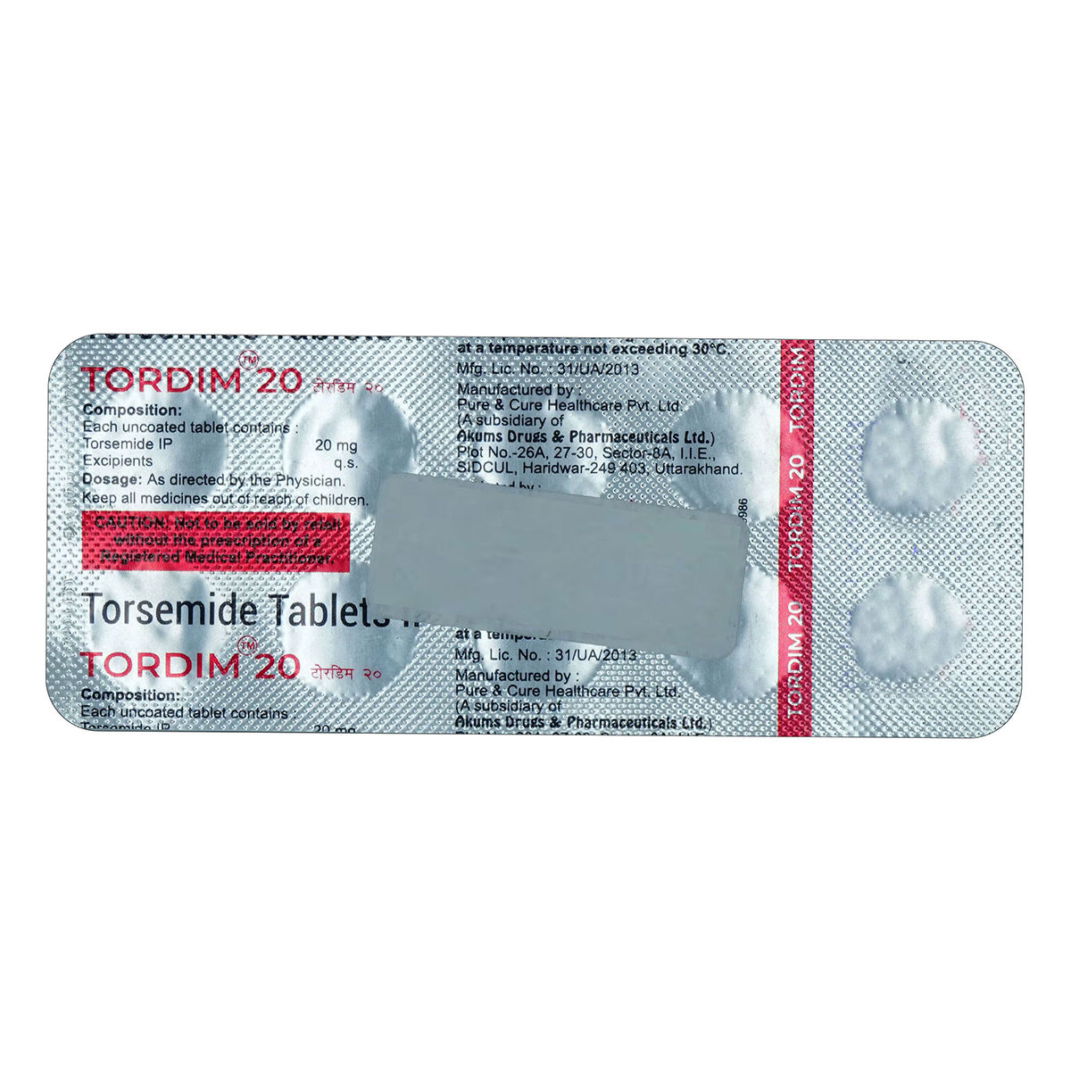 Tordim 20 Tablet | Uses, Side Effects, Price | Apollo Pharmacy