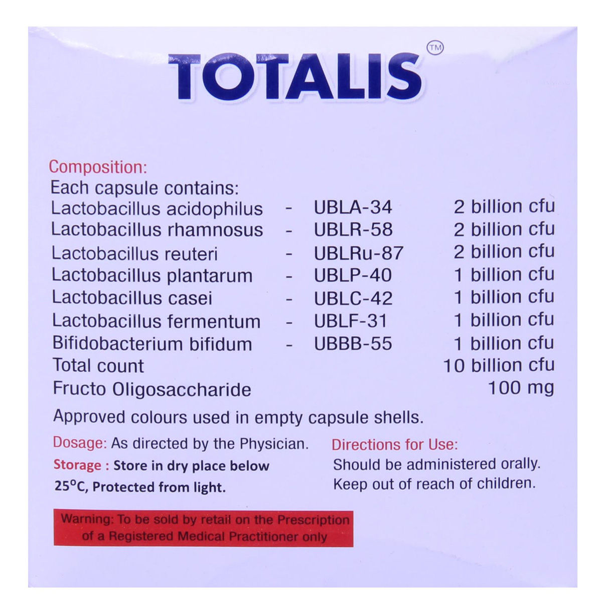 Totalis Capsule 14's Price, Uses, Side Effects, Composition - Apollo ...