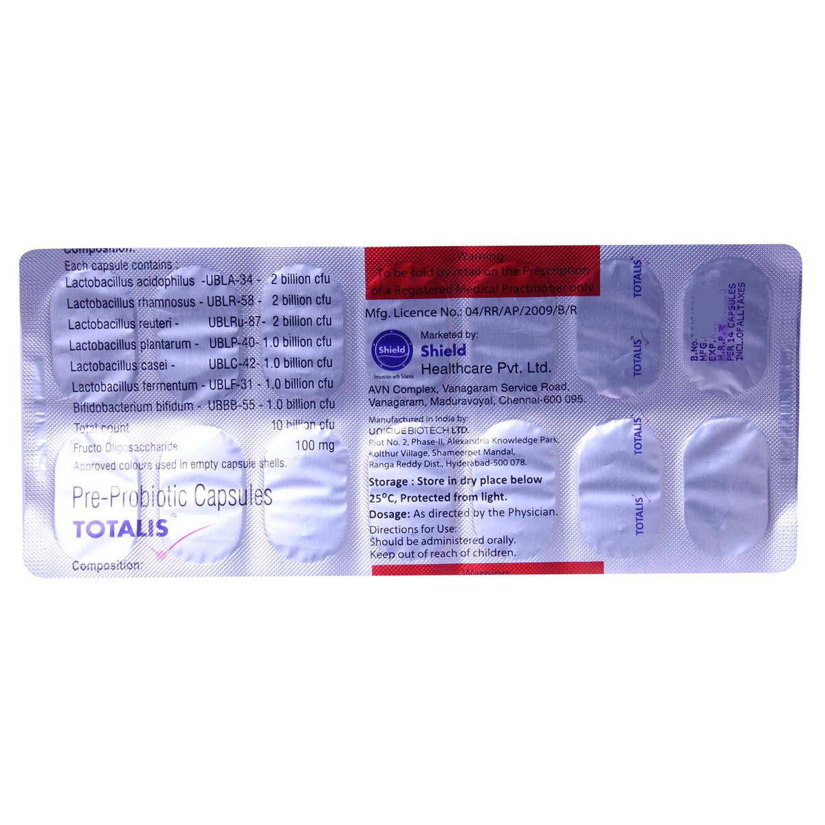 Totalis Capsule 14's Price, Uses, Side Effects, Composition - Apollo ...