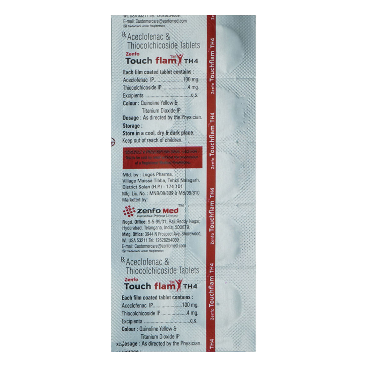 Zenfo Touch Flam TH4 Tablet | Uses, Side Effects, Price | Apollo Pharmacy