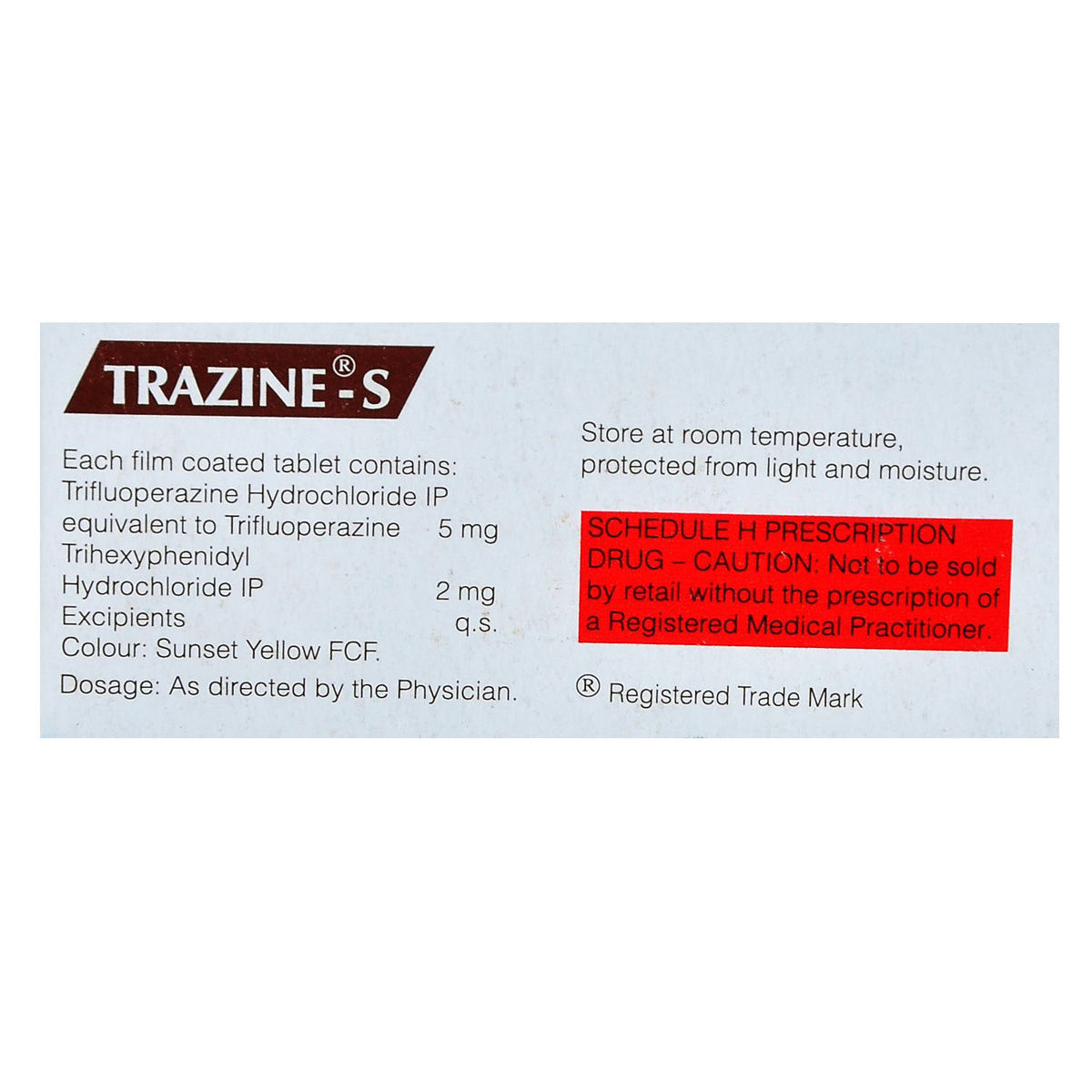 Trazine-S Tablet 10's Price, Uses, Side Effects, Composition - Apollo ...