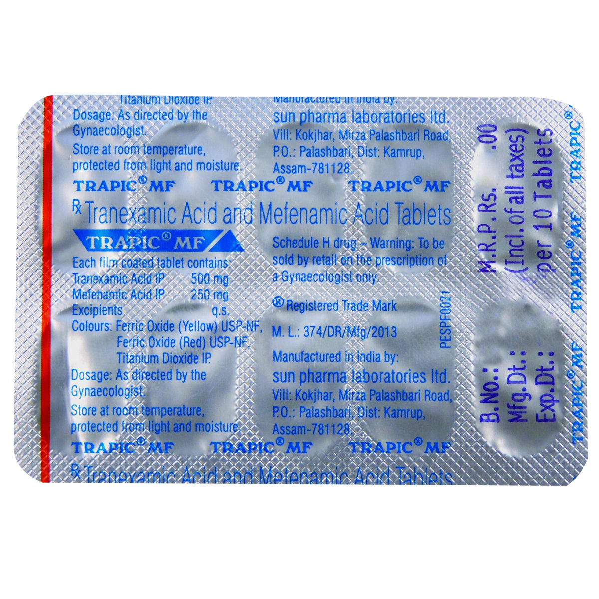 Trapic MF Tablet | Uses, Side Effects, Price | Apollo Pharmacy