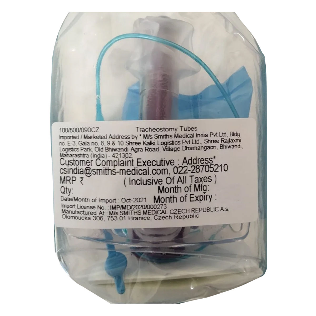 Tracheostomy Tube 9 (Cuffed) Portex | Uses, Side Effects, Price ...