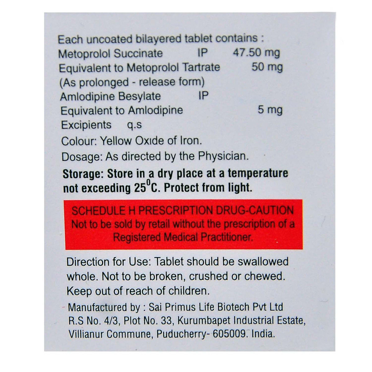 Translol XL AM Tablet 10's Price, Uses, Side Effects, Composition ...