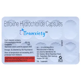 Tranxiety Capsule 10's | Uses, Side Effects, Price | Apollo Pharmacy