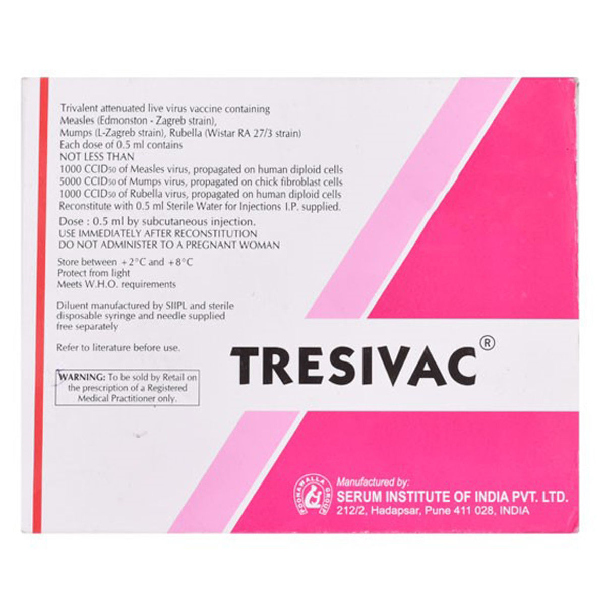 Tresivac Vaccine | Uses, Side Effects, Price | Apollo Pharmacy