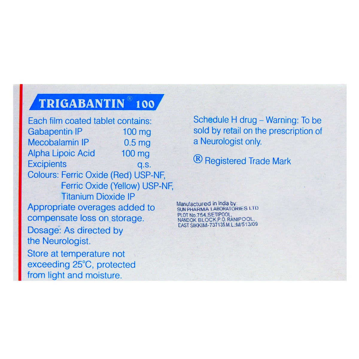 Trigabantin 100 Tablet | Uses, Side Effects, Price | Apollo Pharmacy