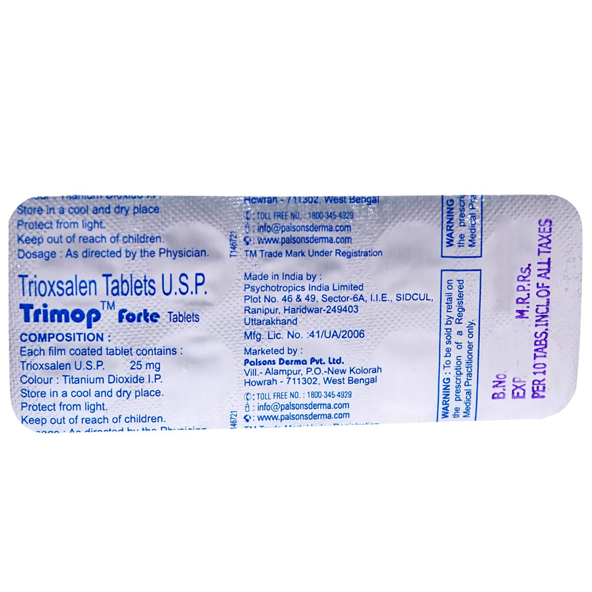 Trimop Forte Tablet 10's Price, Uses, Side Effects, Composition ...