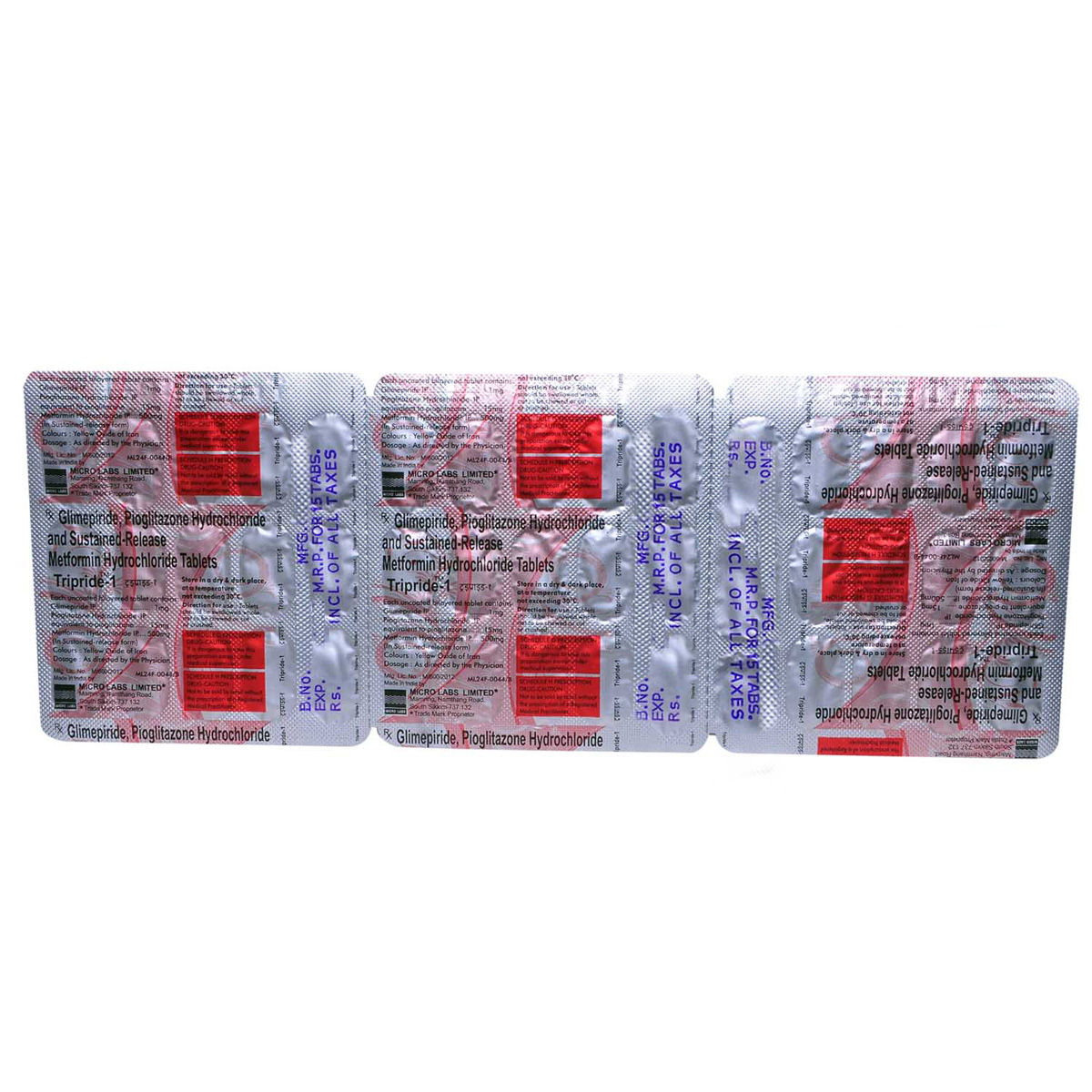 Tripride 1 Tablet | Uses, Side Effects, Price | Apollo Pharmacy