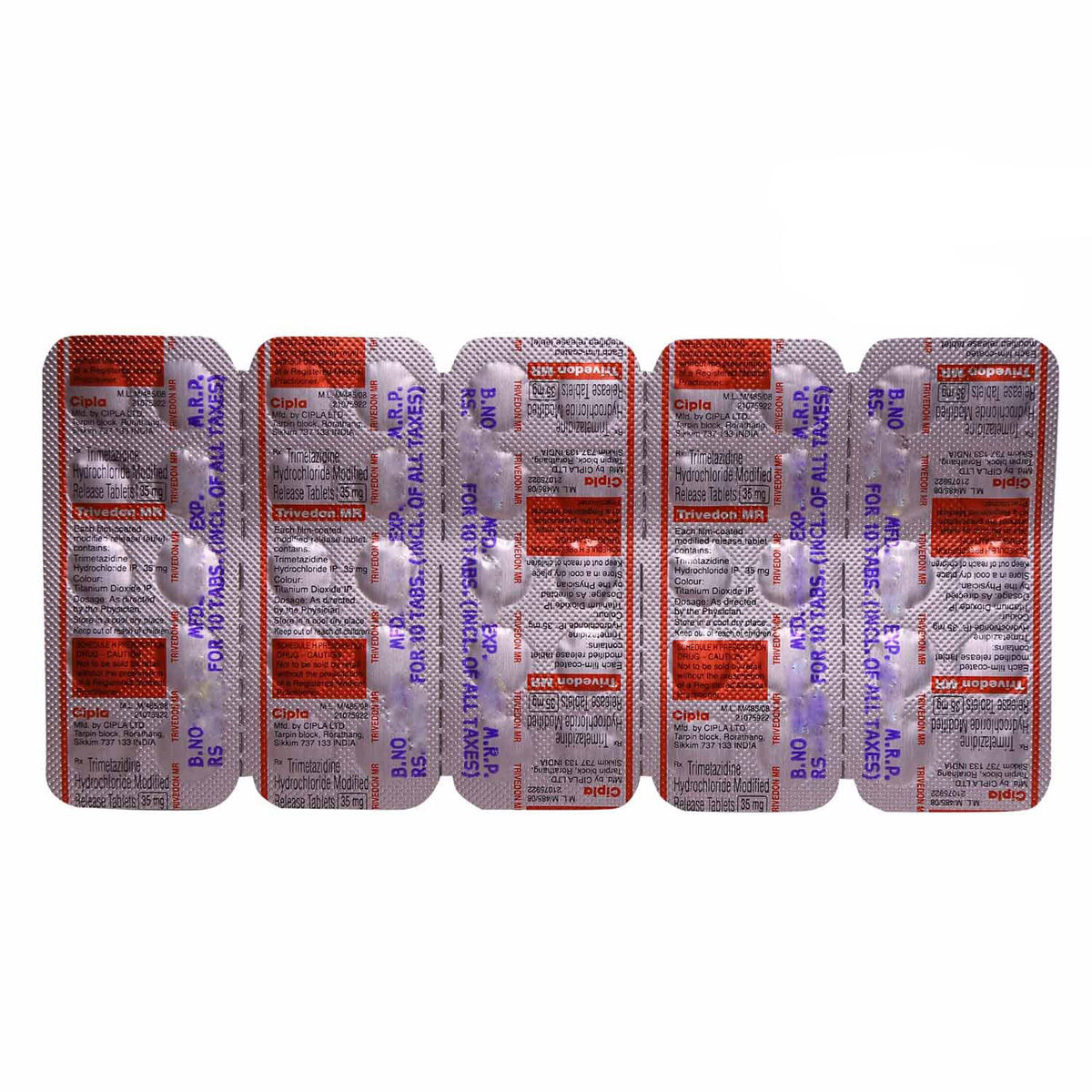 Trivedon MR Tablet | Uses, Side Effects, Price | Apollo Pharmacy