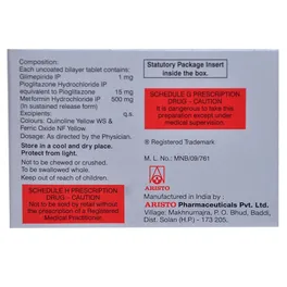 Triopil-1 Tablet | Uses, Side Effects, Price | Apollo Pharmacy