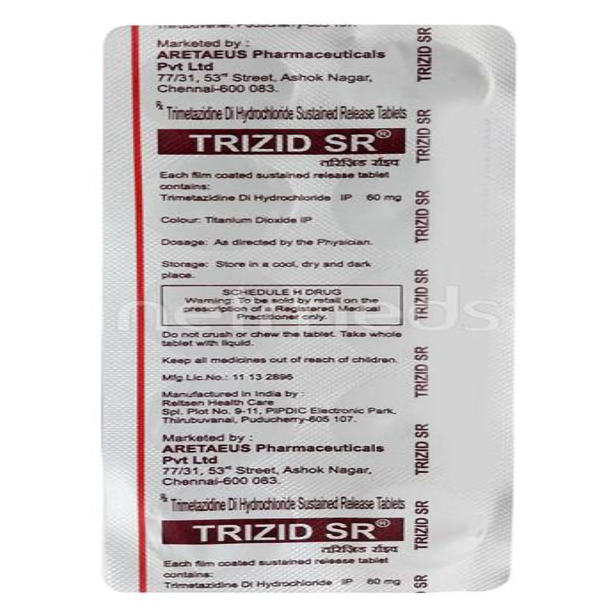 Trizid SR Tablet | Uses, Side Effects, Price | Apollo Pharmacy