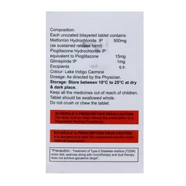 Triglimisave 1 Tablet | Uses, Side Effects, Price | Apollo Pharmacy