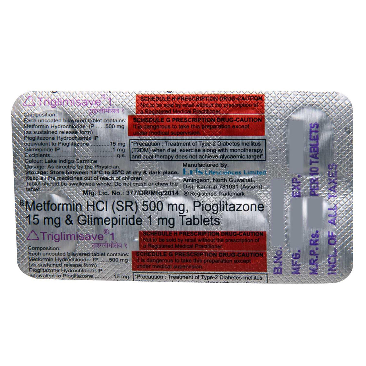 Triglimisave 1 Tablet | Uses, Side Effects, Price | Apollo Pharmacy
