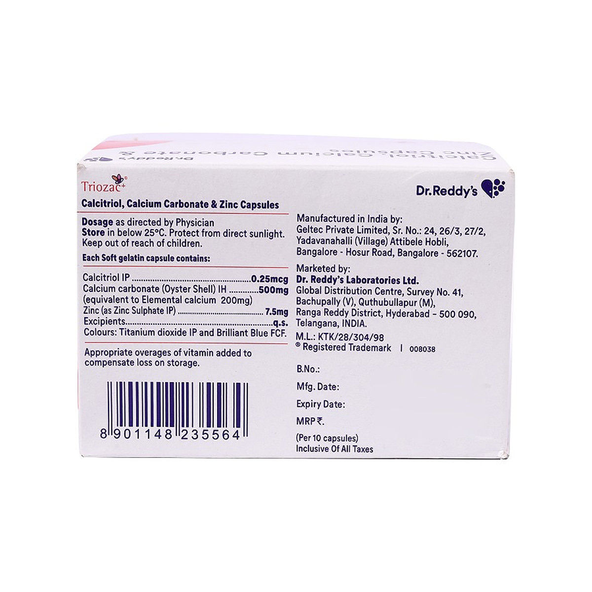 Triozac Capsule 10's Price, Uses, Side Effects, Composition - Apollo ...