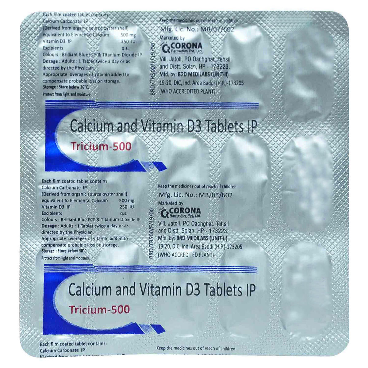 Tricium 500 Tablet | Uses, Side Effects, Price | Apollo Pharmacy