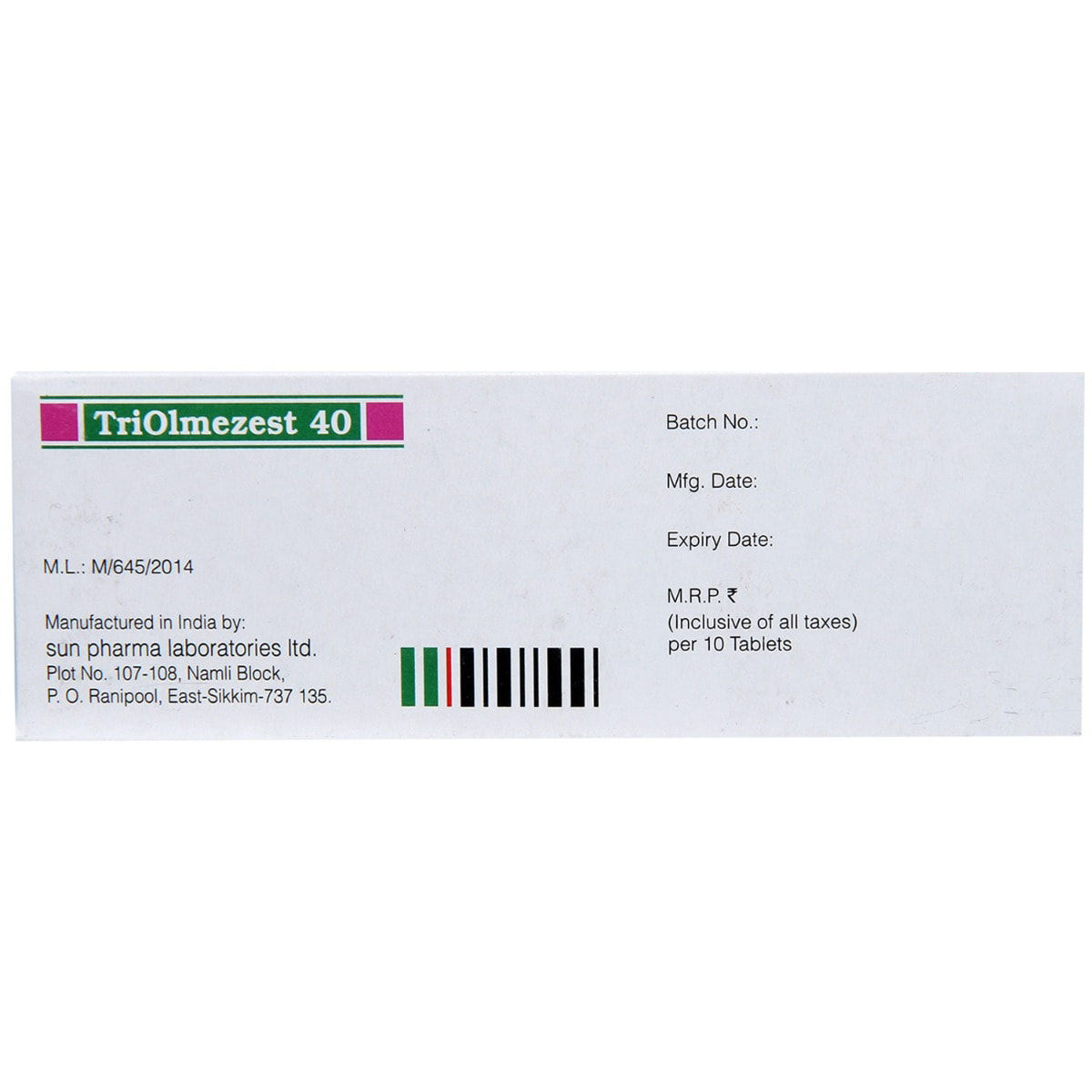 Triolmezest 40 Tablet 10's Price, Uses, Side Effects, Composition ...