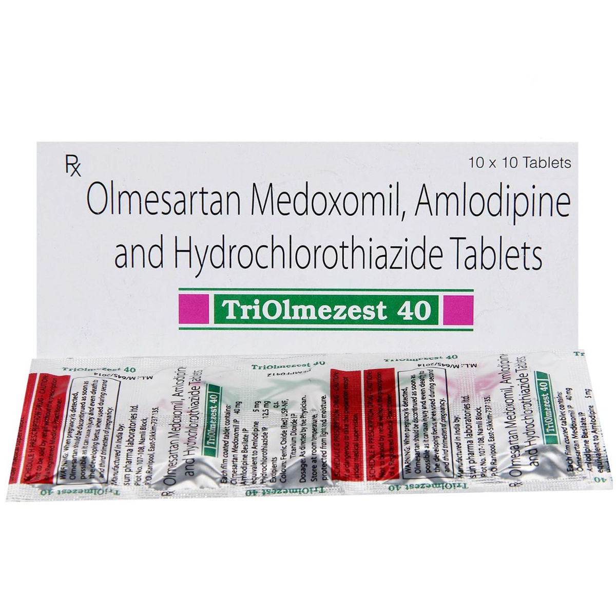 Triolmezest 40 Tablet | Uses, Side Effects, Price | Apollo Pharmacy