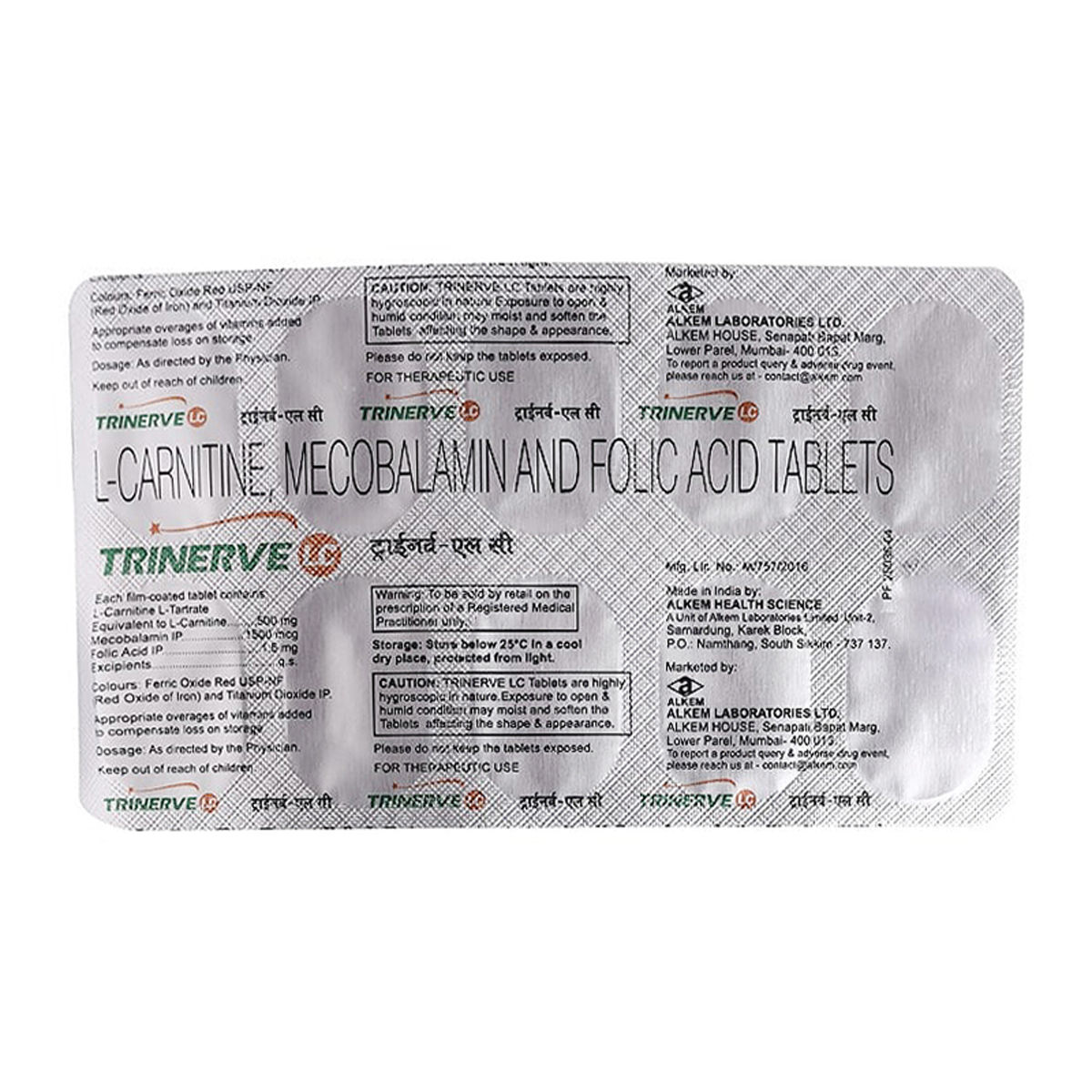 Trinerve LC Tablet 10's Price, Uses, Side Effects, Composition - Apollo ...