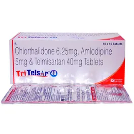 Tritelsar 40 Tablet | Uses, Side Effects, Price | Apollo Pharmacy