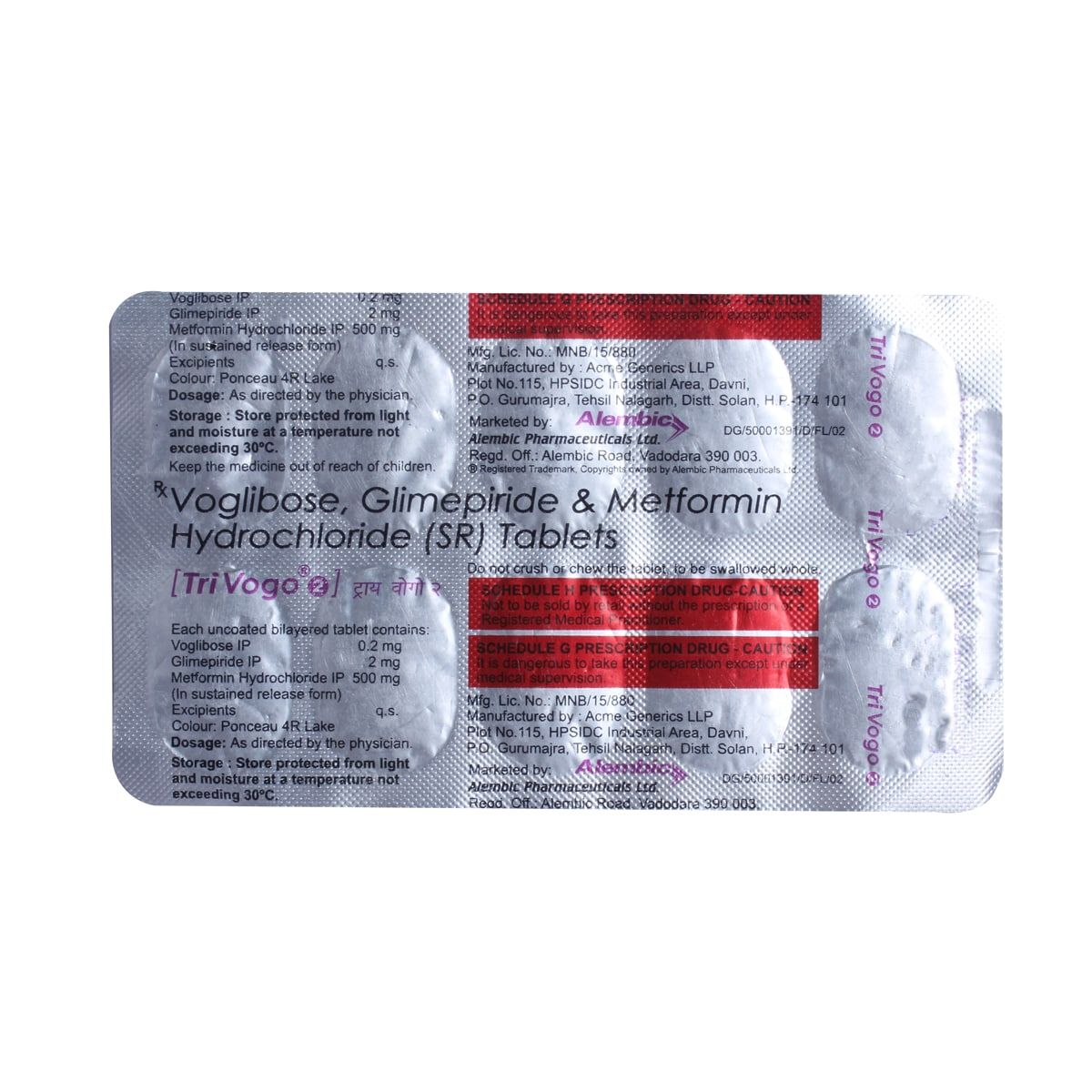 Trivogo 2 Tablet | Uses, Side Effects, Price | Apollo Pharmacy