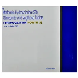 Trivoglitor Forte 2 Tablet | Uses, Side Effects, Price | Apollo Pharmacy