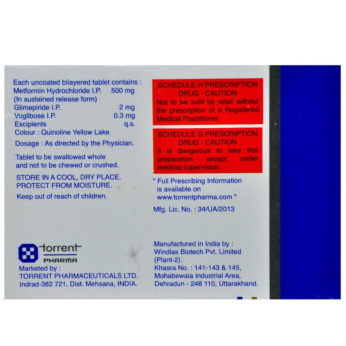 Trivoglitor Forte 2 Tablet 10's Price, Uses, Side Effects, Composition ...