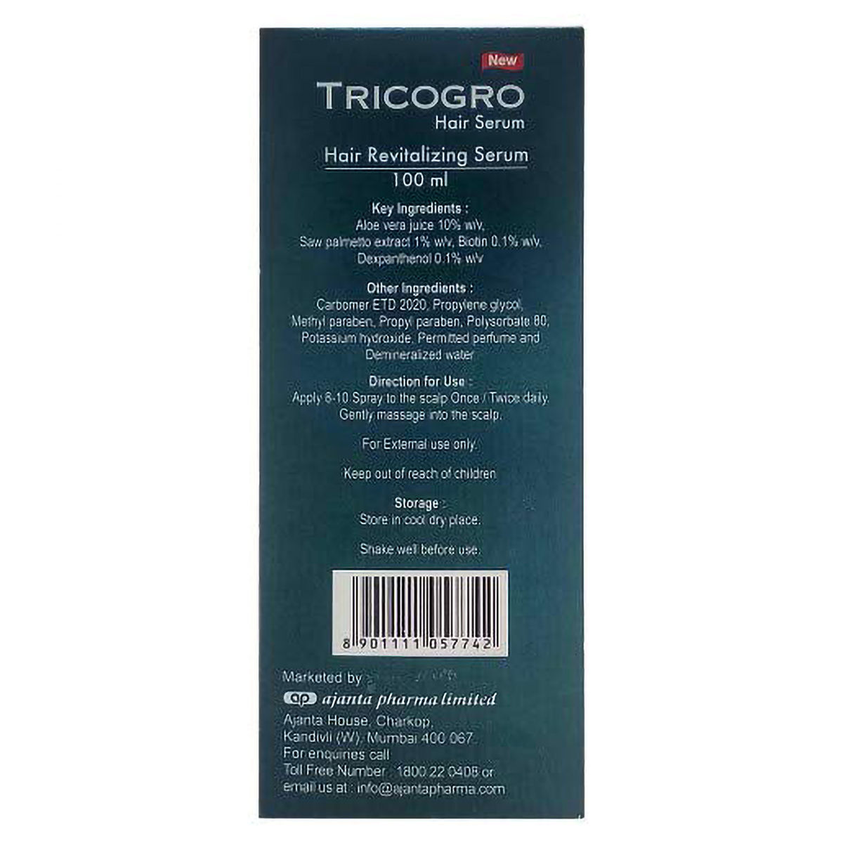 Tricogro Hair Serum, 100 ml Price, Uses, Side Effects, Composition ...