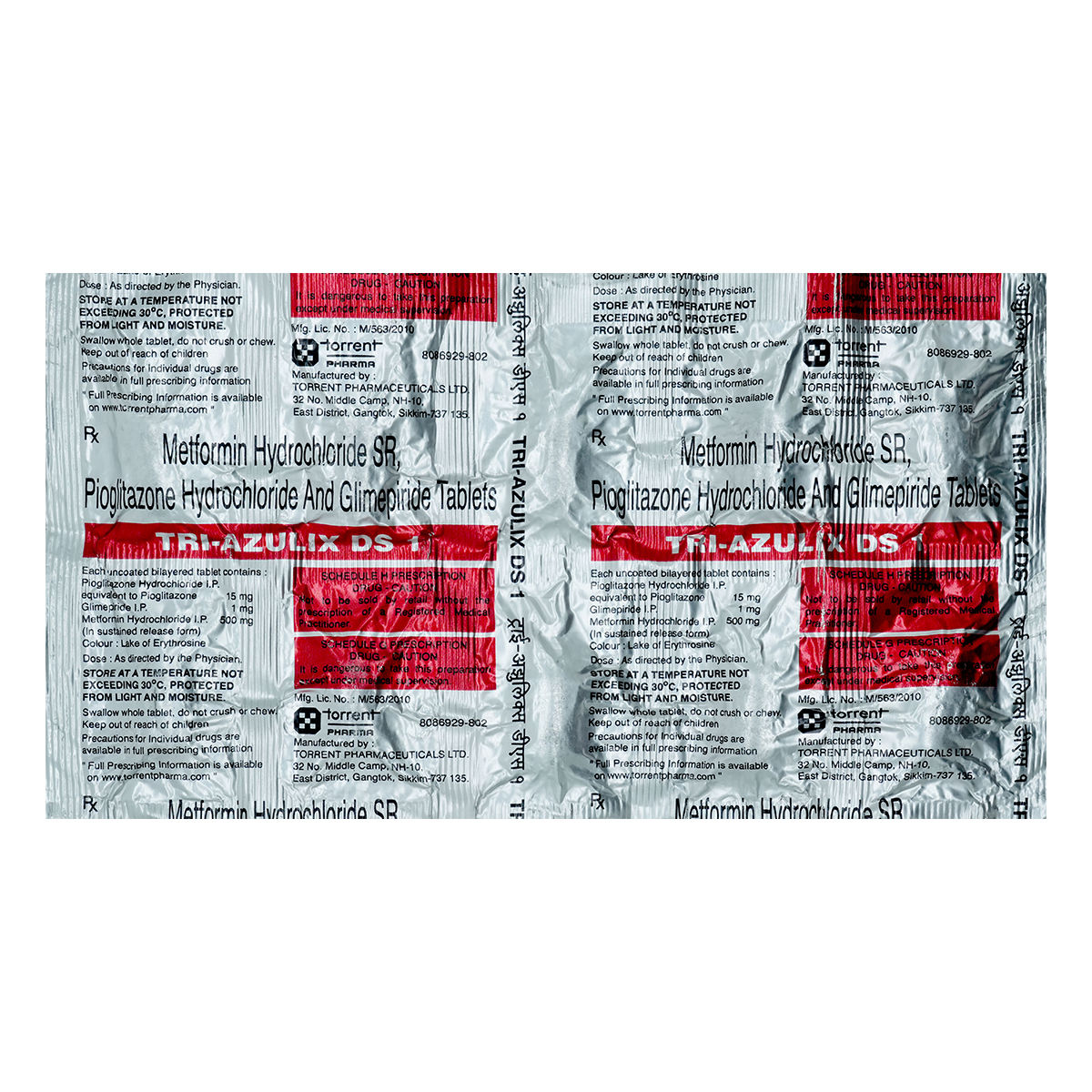 Tri-Azulix DS 1 Tablet | Uses, Side Effects, Price | Apollo Pharmacy