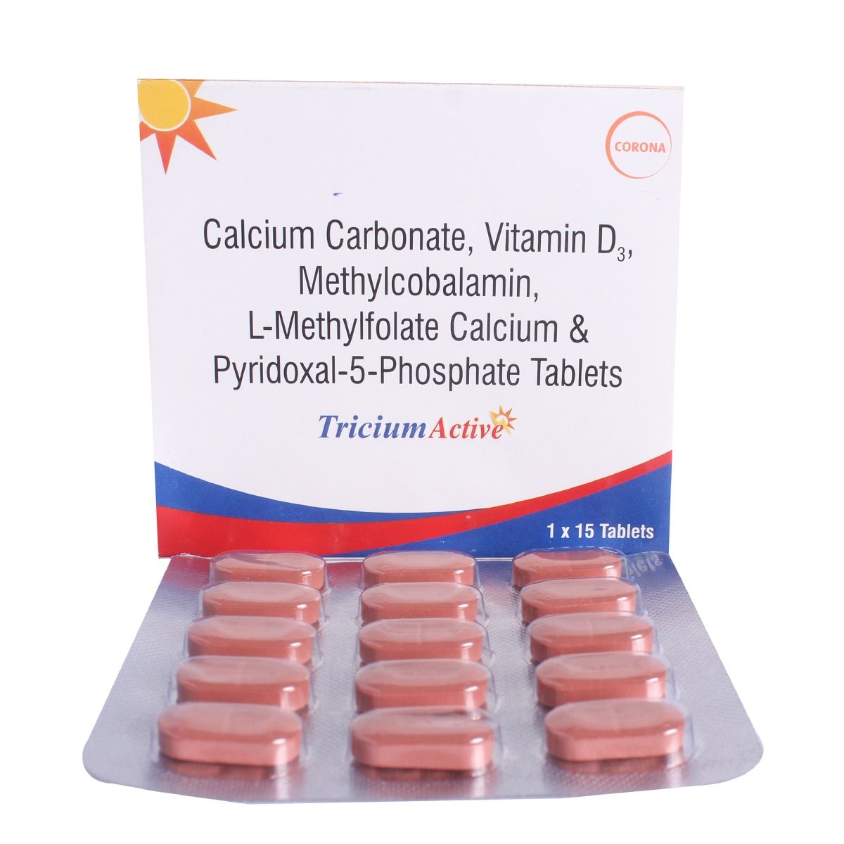 Tricium Active Tablet 15's Price, Uses, Side Effects, Composition ...