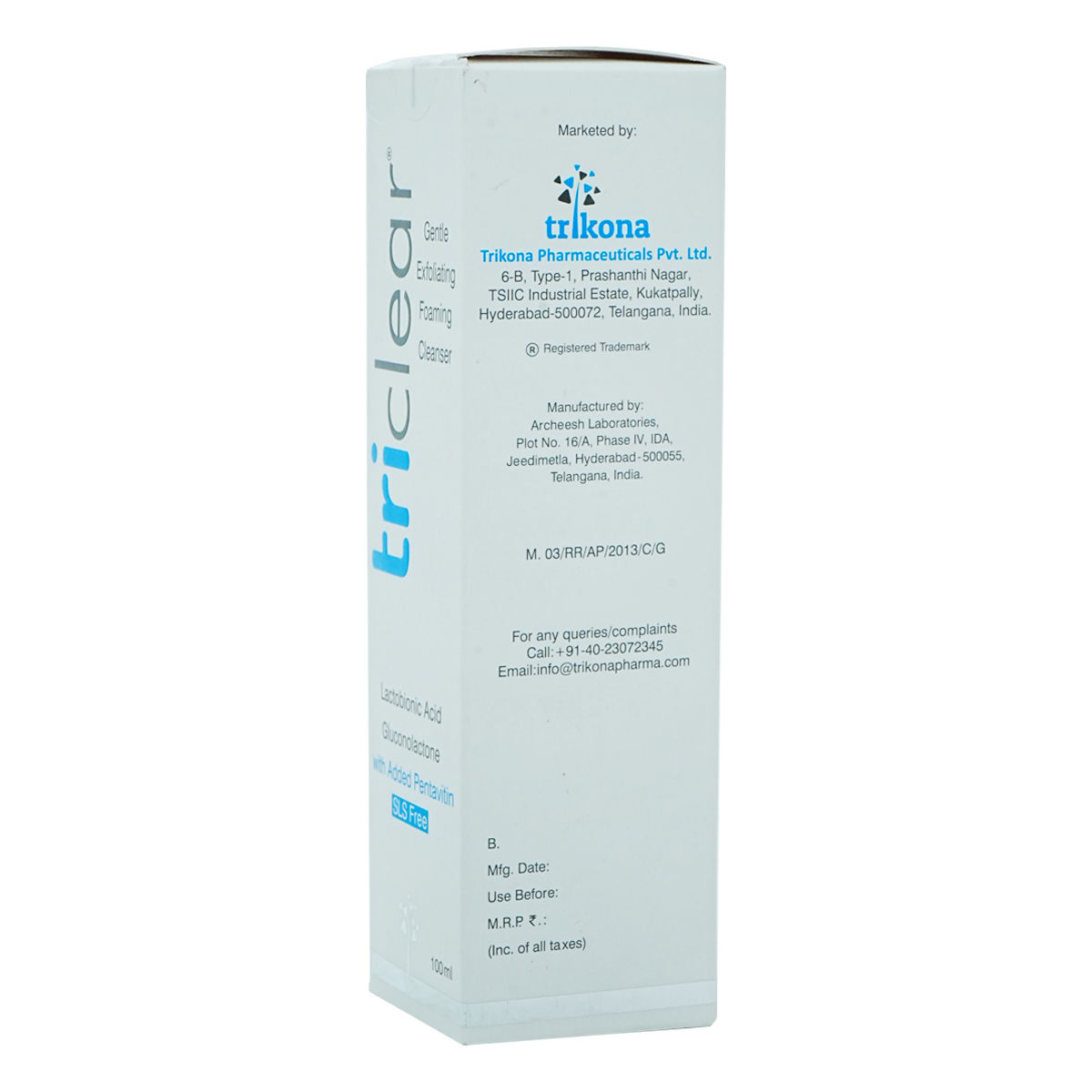 Triclear Cleanser | Uses, Side Effects, Price | Apollo Pharmacy