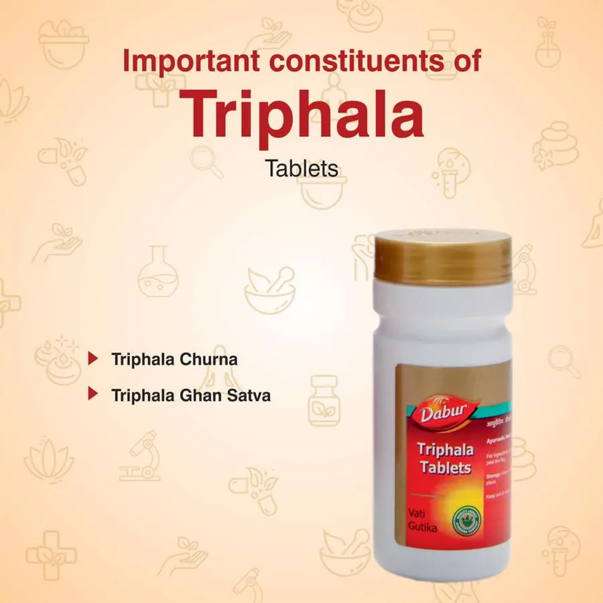 Dabur Triphala, 60 Tablets Price, Uses, Side Effects, Composition ...