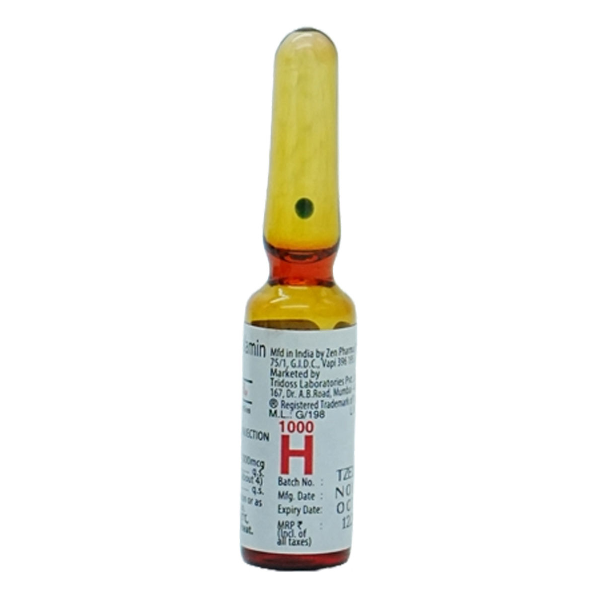 Trineurosol-HP 1000 mcg Injection 1 ml Price, Uses, Side Effects ...